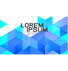 Abstract gradient mixed geometric template Vector Image