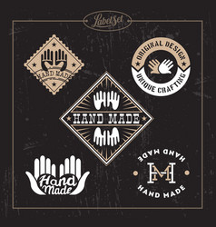 Outline label set Royalty Free Vector Image - VectorStock