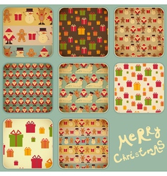 Christmas seamless vintage background Royalty Free Vector