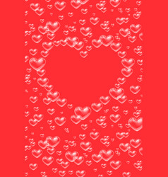 Shiny bubble heart Royalty Free Vector Image - VectorStock