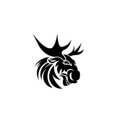 Angry Moose Vector Images (57)