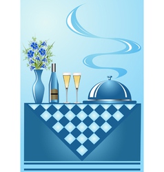 Gala buffet served Royalty Free Vector Image - VectorStock