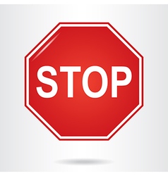 Stop Royalty Free Vector Image - VectorStock