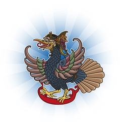 Wayang garuda yaksa Royalty Free Vector Image - VectorStock