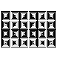 Circular spiral pattern Royalty Free Vector Image