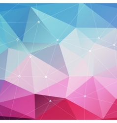 Abstract 3d polygonal pattern luxury background Vector Image