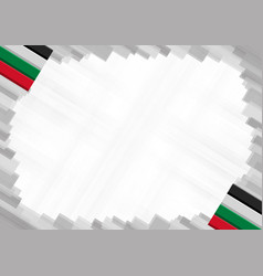 Border made with palestine national colors Vector Image