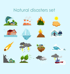 Hurricane scale icons Royalty Free Vector Image