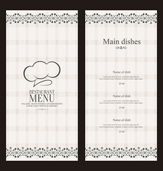 Abstract menu background with some special objects