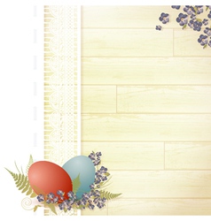 Easter decorative frame Royalty Free Vector Image