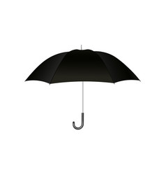 Realistic Black Umbrella Royalty Free Vector Image