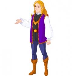 Brave prince Royalty Free Vector Image - VectorStock