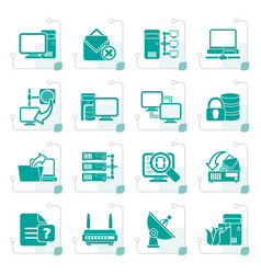 Computer network Royalty Free Vector Image - VectorStock