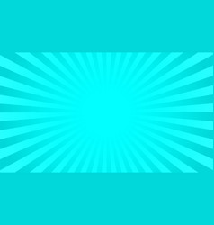 Bright cyan rays background Royalty Free Vector Image