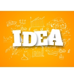 Idea concept Royalty Free Vector Image - VectorStock