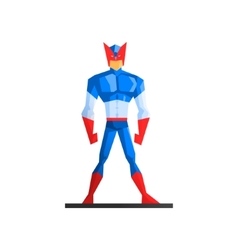 Superhero on white background Royalty Free Vector Image