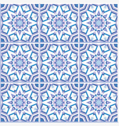 Moroccan ceramic tile seamless pattern Royalty Free Vector