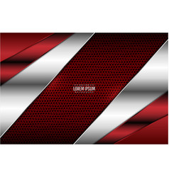 Red metallic background Royalty Free Vector Image