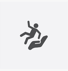 Falling man icon Royalty Free Vector Image - VectorStock