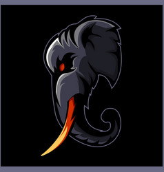 Elephant-sign-logo-emblem Royalty Free Vector Image