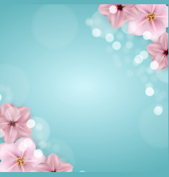 Pink Rose Bud Isolated Flower Royalty Free Vector Image