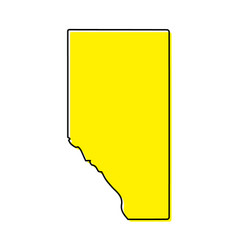 Alberta Map Outline Vector Images (over 130)