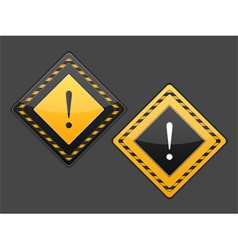 Triple exclamation marks exclamation points on Vector Image