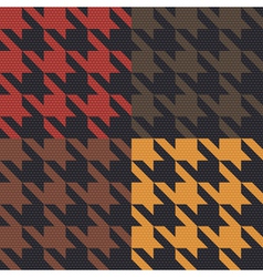 Houndstooth pattern Royalty Free Vector Image - VectorStock