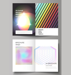 Layout two a4 format Royalty Free Vector Image