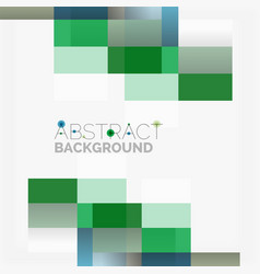 Abstract blocks template design background simple Vector Image