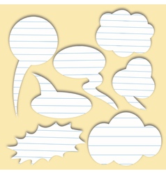 Origami speech bubble Royalty Free Vector Image