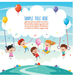 Children background Royalty Free Vector Image - VectorStock