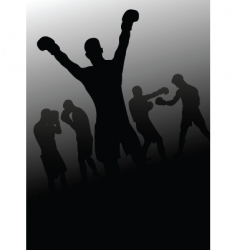 Boxing arrow background Royalty Free Vector Image