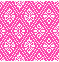 Pink damask pattern Royalty Free Vector Image - VectorStock