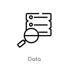 Two color streaming icon from big data concept Vector Image