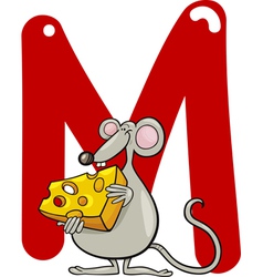 M for monkey Royalty Free Vector Image - VectorStock