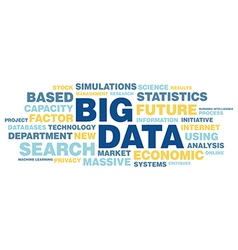 Word cloud big data Royalty Free Vector Image - VectorStock