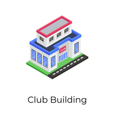 House and buildings icons Royalty Free Vector Image