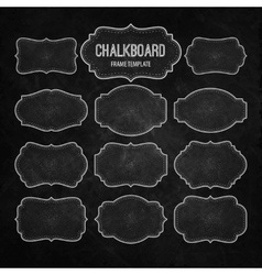 Chalk banners hand drawn banner set on Royalty Free Vector