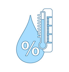 Humidity icon Royalty Free Vector Image - VectorStock