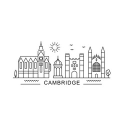 Cambridge rubber stamp Royalty Free Vector Image