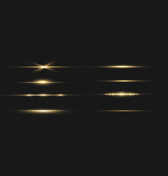 Yellow horizontal line Royalty Free Vector Image