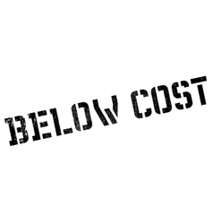 Below Cost rubber stamp Royalty Free Vector Image