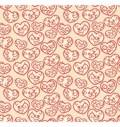 Valentine seamless pattern Royalty Free Vector Image