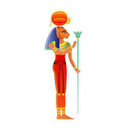 Pakhet was a feline war gods in egyptian Vector Image