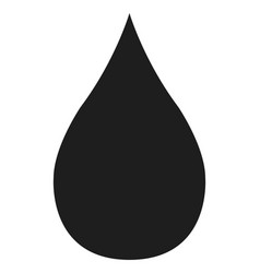 Water drop icon aque nature symbol sign isolated Vector Image