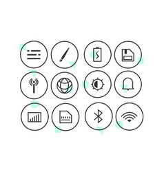 Set linear icons 09 Royalty Free Vector Image - VectorStock