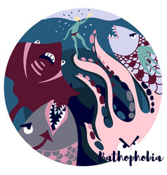 Nyctophobia Royalty Free Vector Image - VectorStock