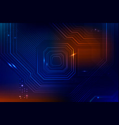 Blue electronic background Royalty Free Vector Image