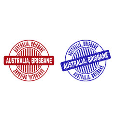 Australia Brisbane Rubber Stamp Royalty Free Vector Image